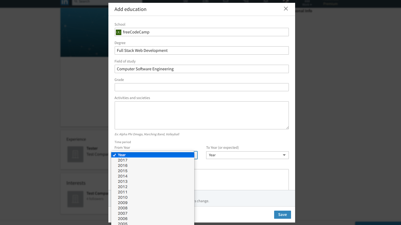 How To Add Freecodecamp To Your Linkedin Profile Guide The Freecodecamp Forum